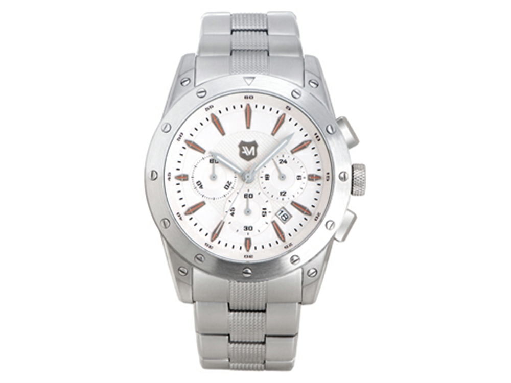 Andrew Marc Men"s Heritage Racer Stainless Steel Chronograph Watch ...