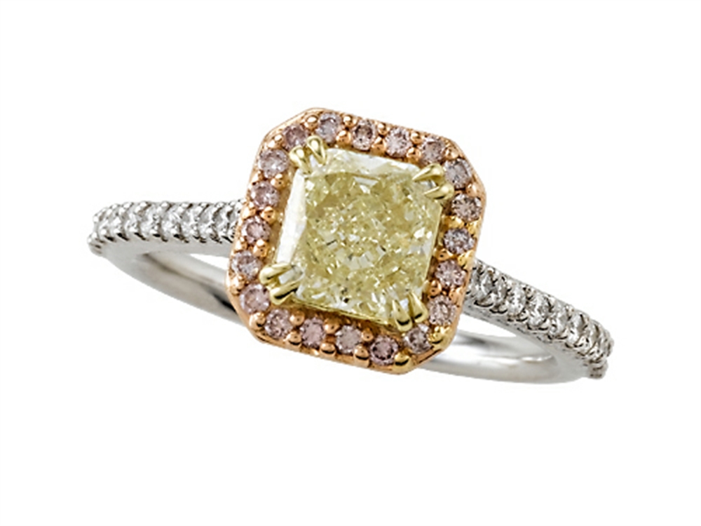 Finejewelers Natural Fancy Yellow Engagement Ring | 4979 | Finejewelers.com